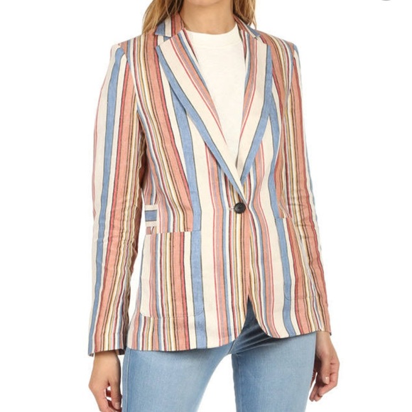 Frame Denim | Jackets & Coats | New Frame Classic Linen Patch Blazer ...
